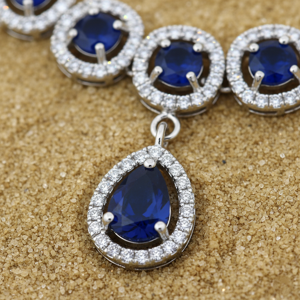 Cascading Halo Lariat Set – Vrumaira